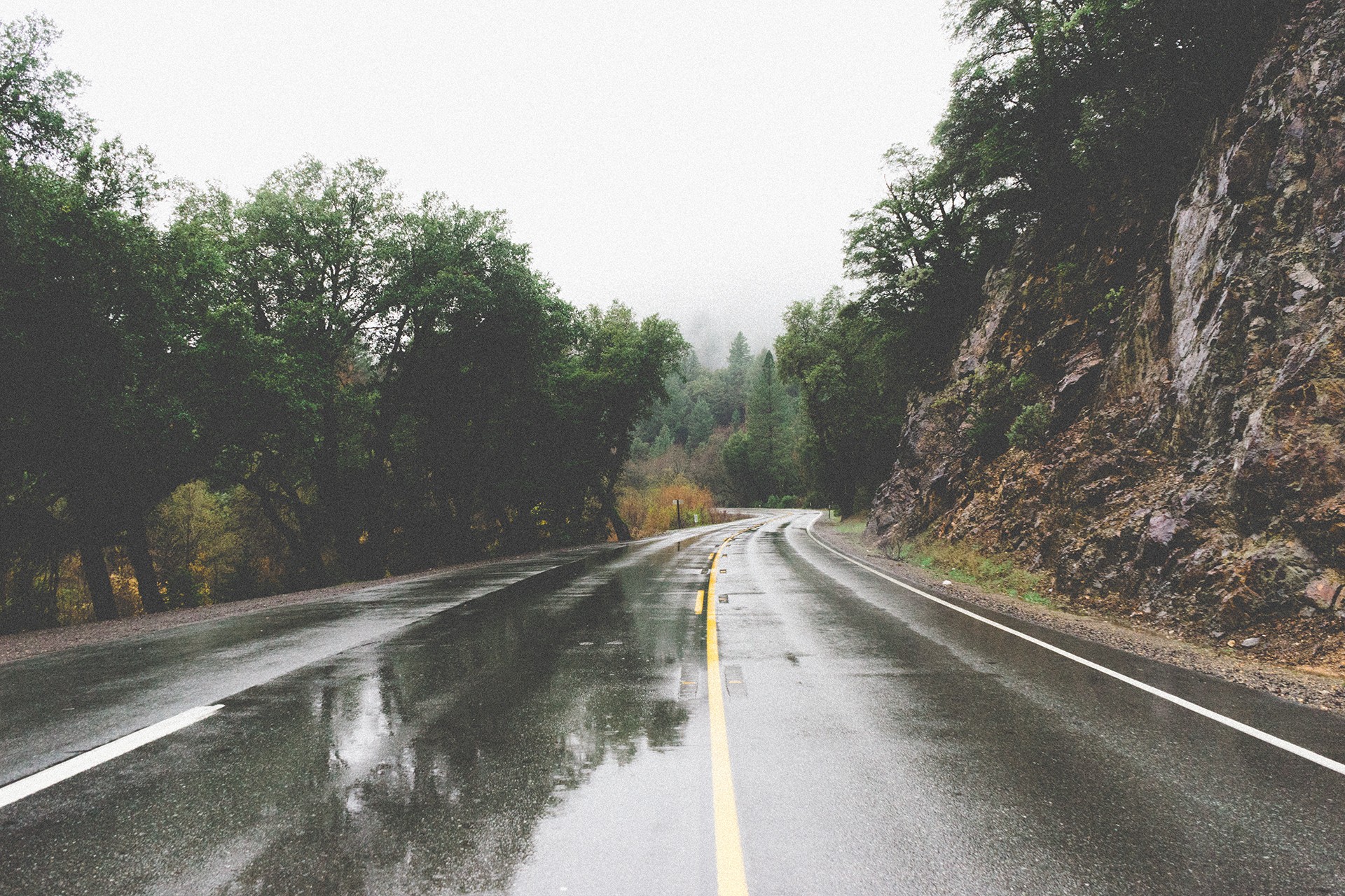 Wet Road - OGQ Backgrounds HD